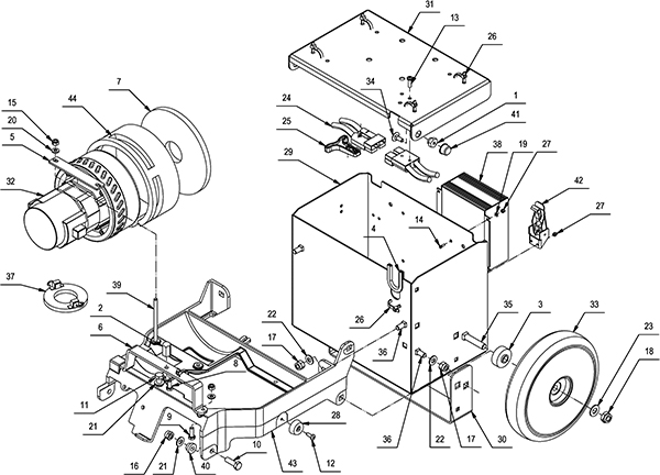 Parts List Complete for COMAC VISPA 35B