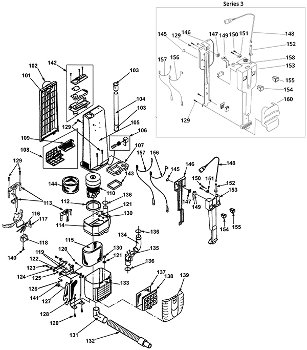 Parts List Complete for TASKI ERGODISC 165