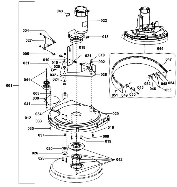 Parts List Complete for CLARKE-ALT focus ii l20