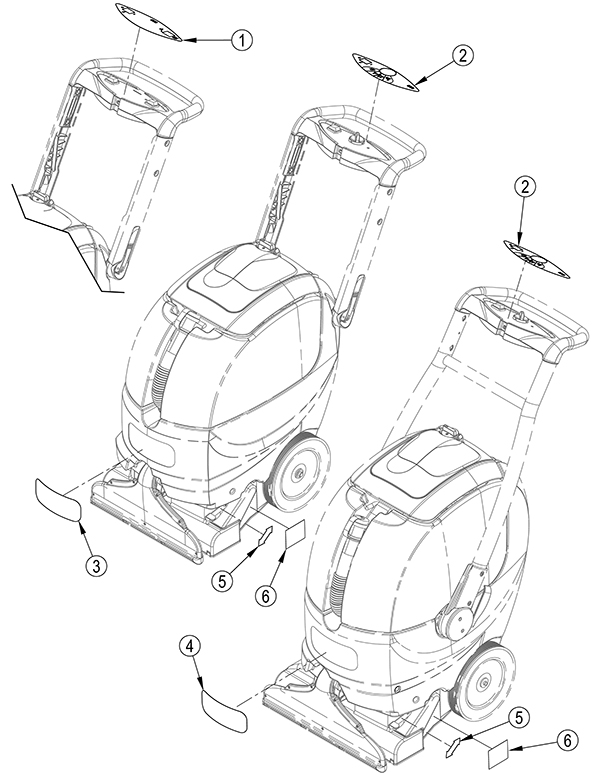 Parts List Complete for NILFISK ES400 XLP